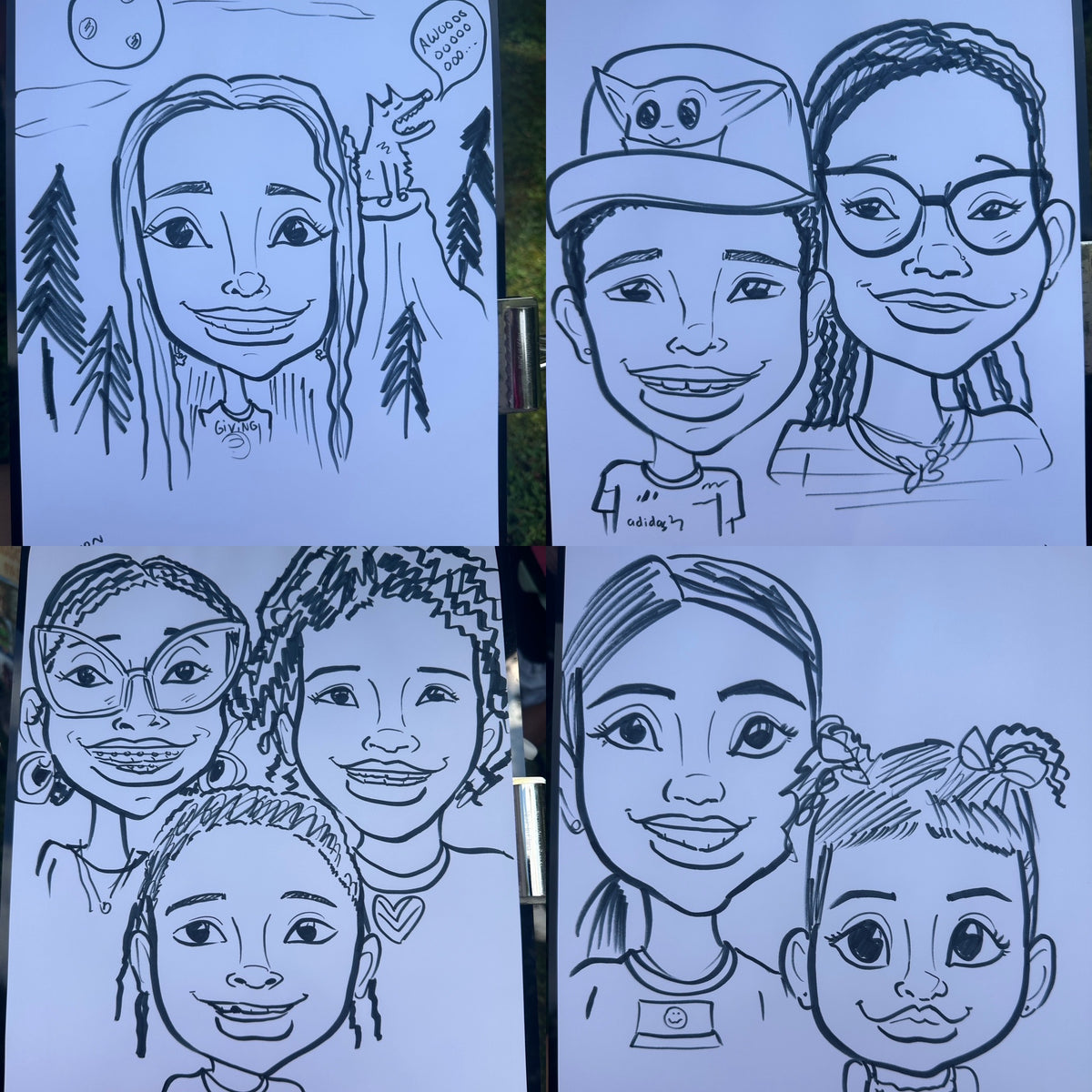 Thorne to Rose Back To School Giveaway Caricatures - Rolesville, NC ...