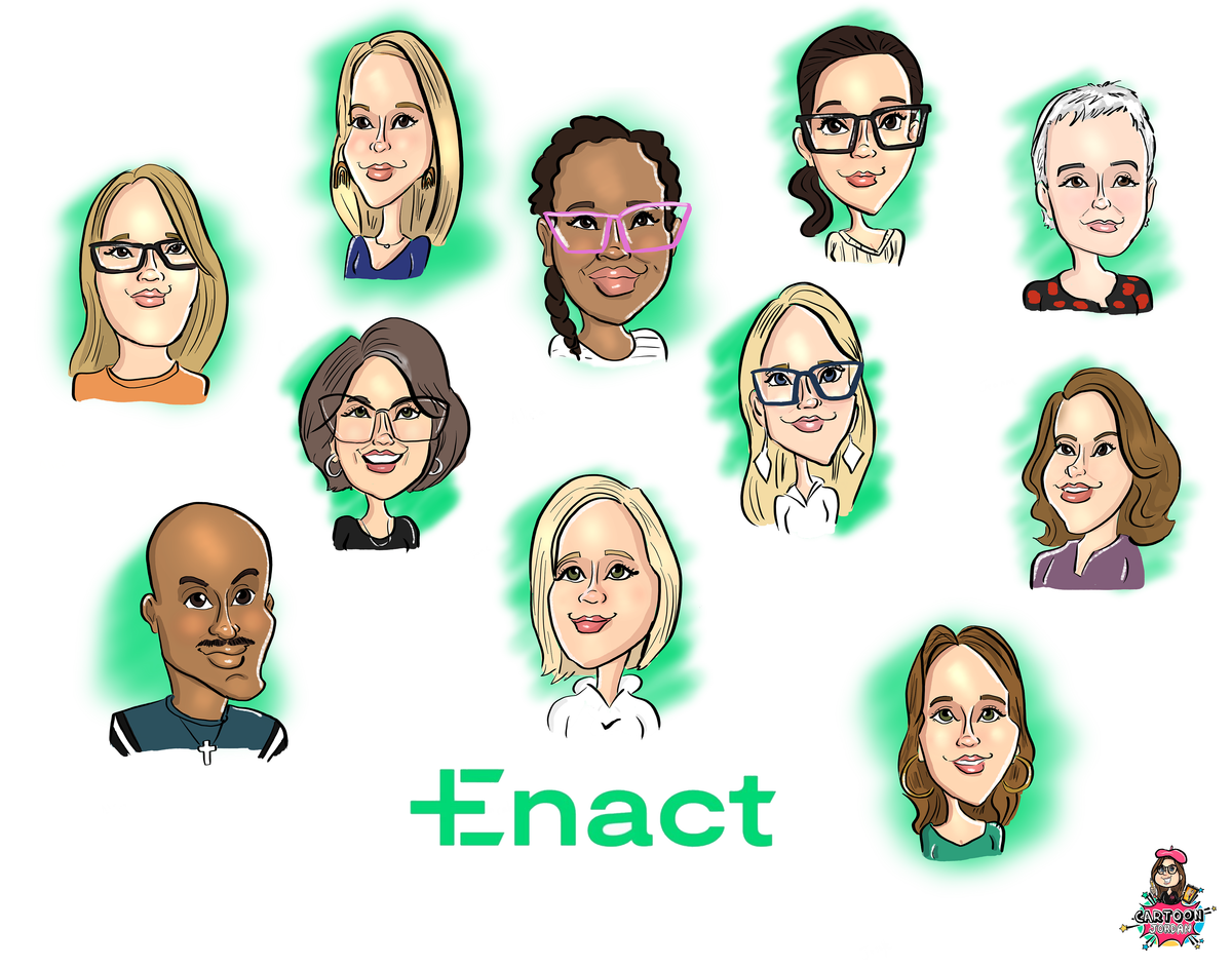 Enact Mortgage Insurance Virtual Caricatures – Cartoon Jordan