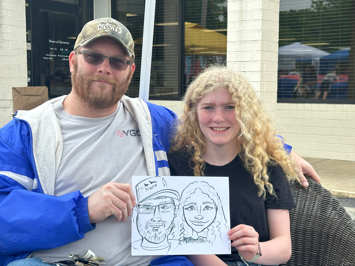 Meet in the Street Caricatures - Wake Forest, NC – Cartoon Jordan