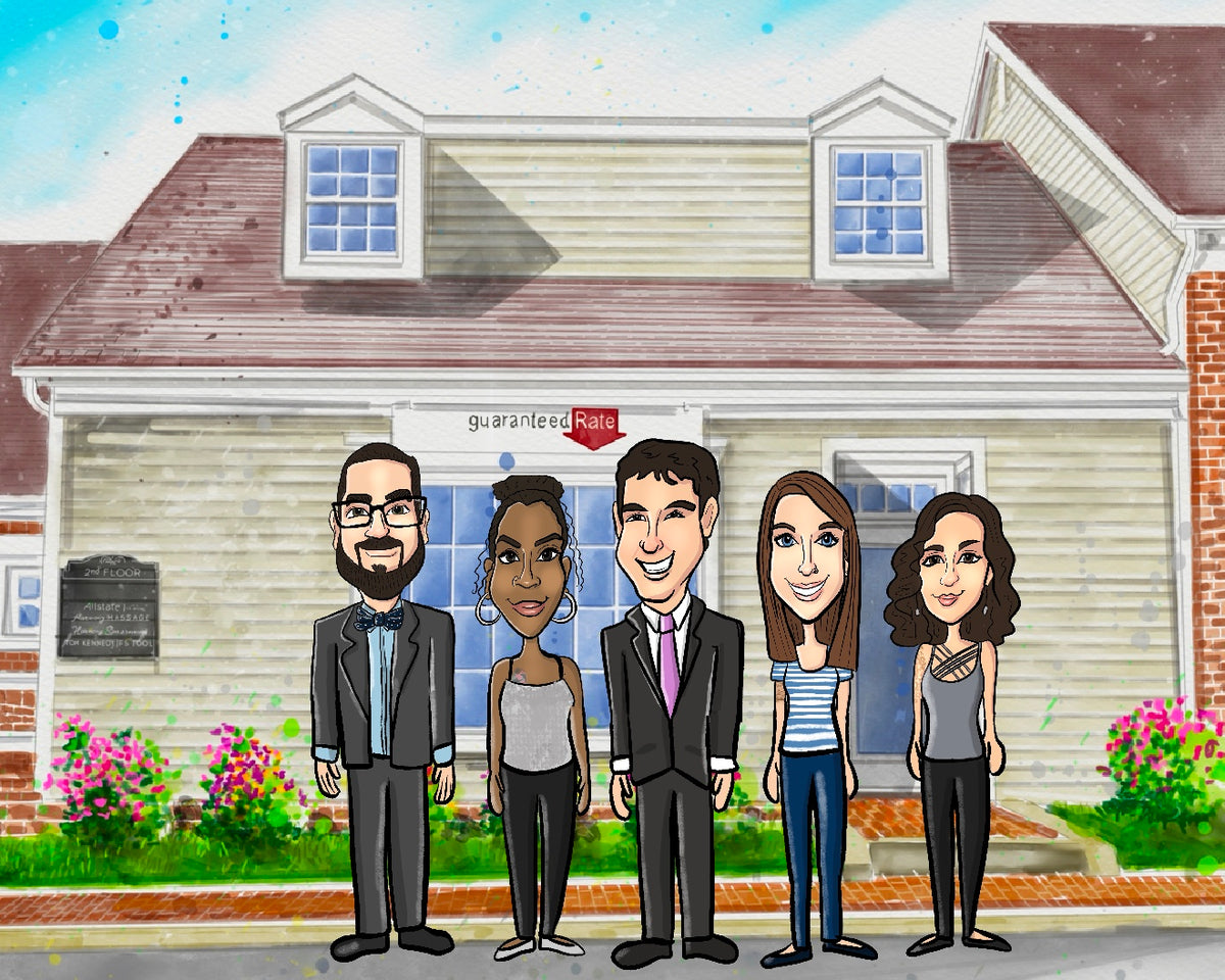 Caricature Commission - Team Avatars – Cartoon Jordan